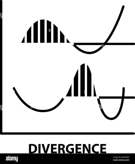 Divergence Diverging Paths Stock Vector Images Alamy