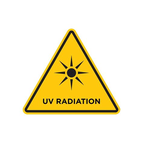 Uv Light Warning Sign Prevent Eye Damage From Uv Exposure 47700523