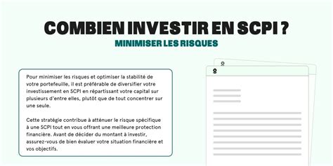 Combien Faut Il Investir En SCPI