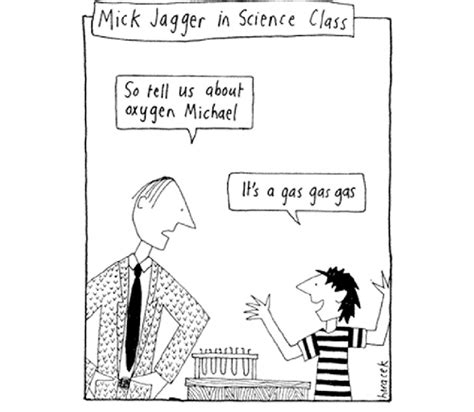 Mick Jagger In Science Class Ó Judy Horacekau