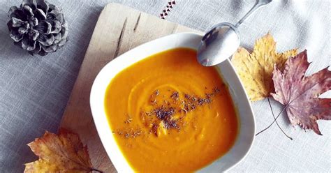 Velouté de potimarron patate douce et lait de coco Yummy cie