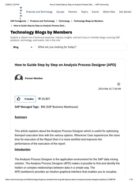 How To Guide Step By Step On Analysis Process Desi Sap Community Pdf Data Information