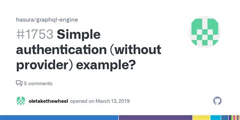 Simple Authentication Without Provider Example · Issue 1753
