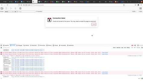 Web Client No Longer Connecting With Connection Failed Pop Up · Issue