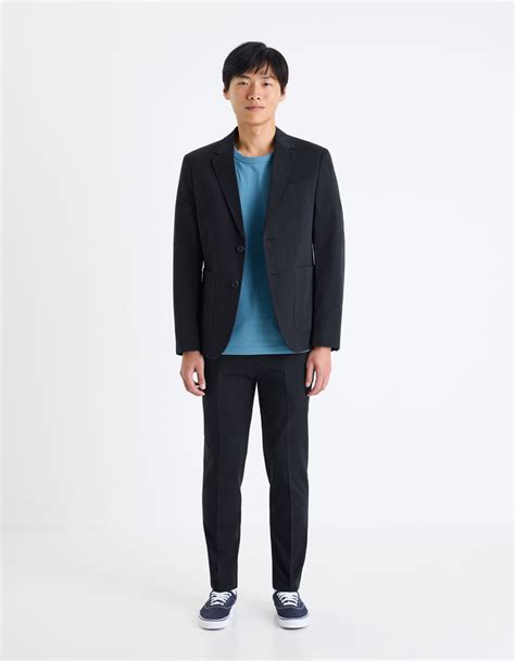 Veste De Costume Slim Bleu Celio Be Normal