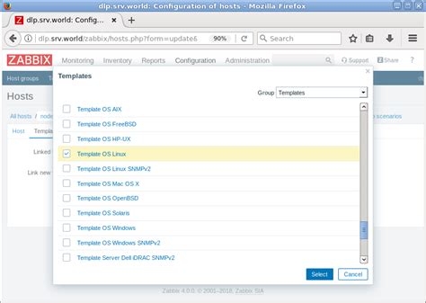 debian 10 buster zabbix 4 0 add monitoring target host debian