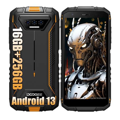 DOOGEE S MAX Rugged Smartphone GB GB SD TB Rugged Phone Android MAh