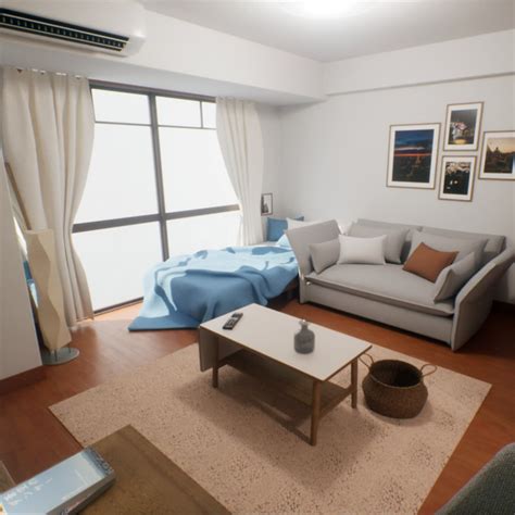 3d Japanese Apartment 01 Single Womans Home Turbosquid 2137167