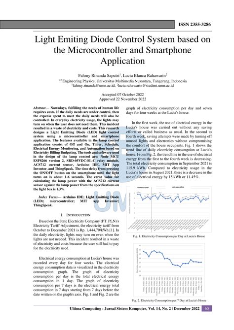 PDF Light Emiting Diode Control System Based On The Microcontroller And Smartphone Application