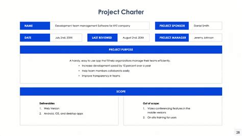 Project Charter Cont Slide Ultimate Project Management Toolbox Presentation