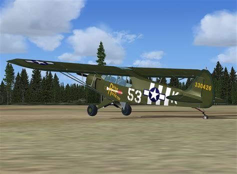 Piper L 4 Grasshopper Rosie The Rocketer For Fsx