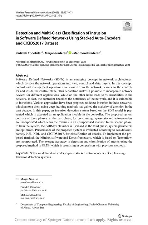 Detection And Multi Class Classification Of Intrusion In Software