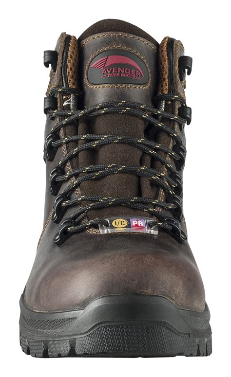 Foundation Mens Cn Brown 8 5m A7401 8 5m Safety Boots And Shoes Avenger Work