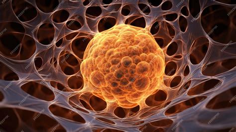 Premium Photo A Magnified View Of A Human Embryo In The Blastocyst