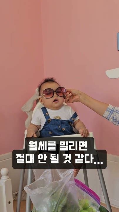 할머니 선글라스 쓰고 월세 받으러 온 7개월 아기 Youtube