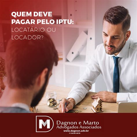 Quem deve pagar pelo IPTU locatário ou locador Notícias Informativos e Legislações