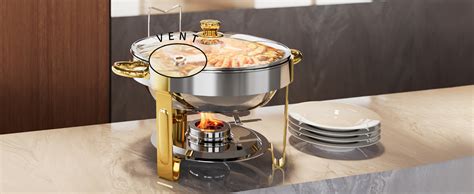 Bakpoco Chafing Dishes For Buffet Set Of 4 5qt 95 Pre