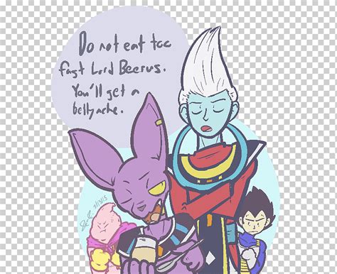 Beerus Whis Goku Vegeta Dragon Ball Goku Purple Mammal Friendship
