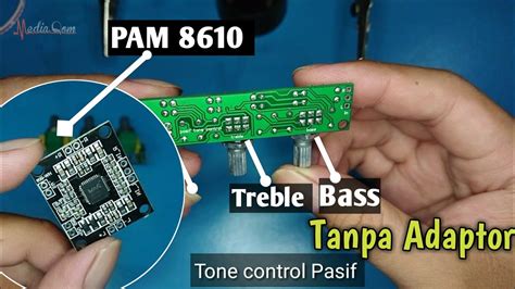 Cara Pasang Tone Control Di Power Amplifier Bagi Pemula YouTube