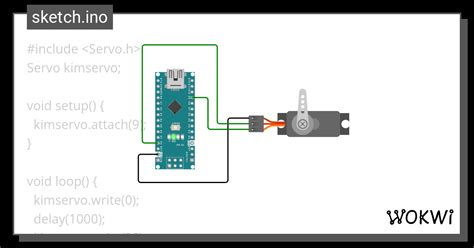 ต่อวงจรไมโครคอนโทรลเลอร์กับ Servo Motor Wokwi Esp32 Stm32 Arduino