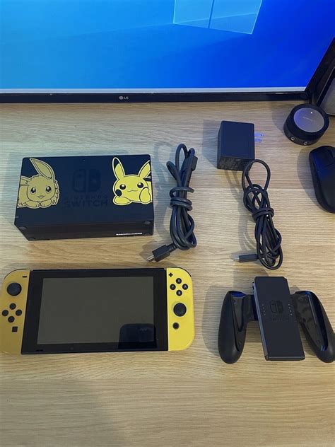 Nintendo Switch Console System Pokemon Lets Go Eevee Pikachu Edition