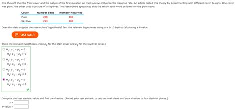 Solved Does This Data Support The Researchers Hypothesis