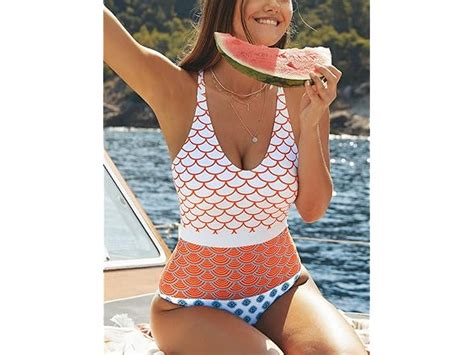 Cupshe One Piece Scoop Neck Swimsuit