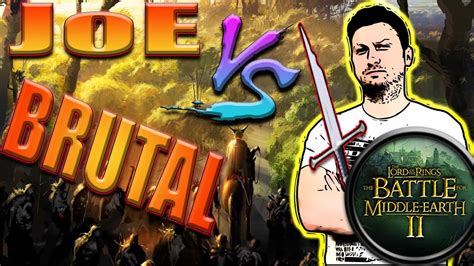 Lotr L Bfme 2 L 109 V3 L Brutal Vs Joe Sauron Vs Dain Youtube