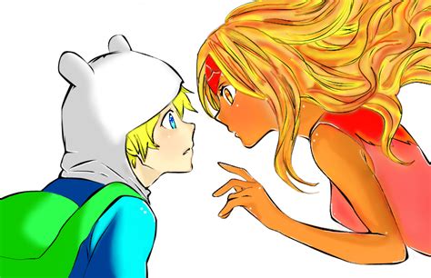 Finn Y La Princesa Flama Por Chloe Darktfilia Dibujando