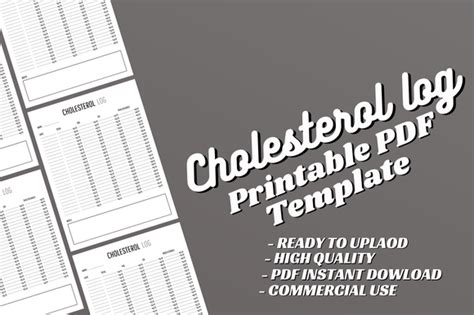 Cholesterol LogBook Canva Template Graphic By Alternative Creative Studio Creative Fabrica