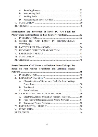 Buku Detection Of Arc Fault In Power System