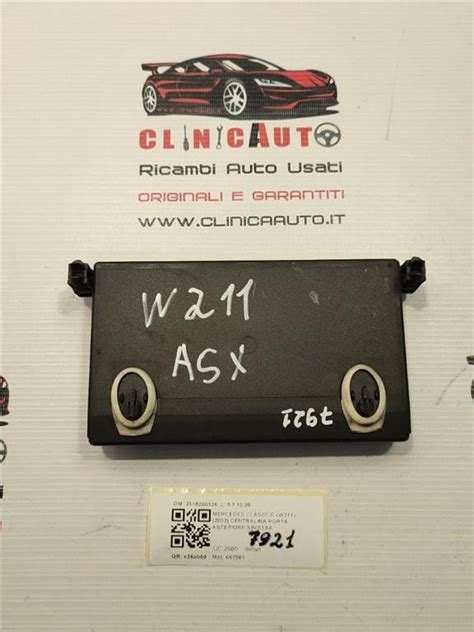 2118200326 CENTRALINA PORTA SX GUIDA MERCEDES Classe E Berlina W211 02