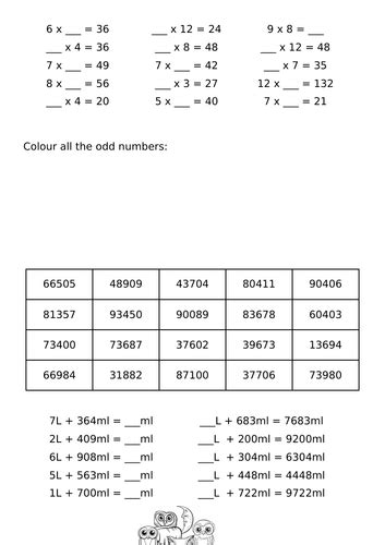 ks2 mental maths workbook samples teaching resources