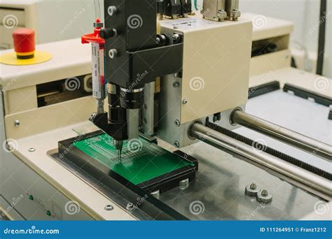 Automation Of Machine Assembly Of Computer Circuit Board In The Factory