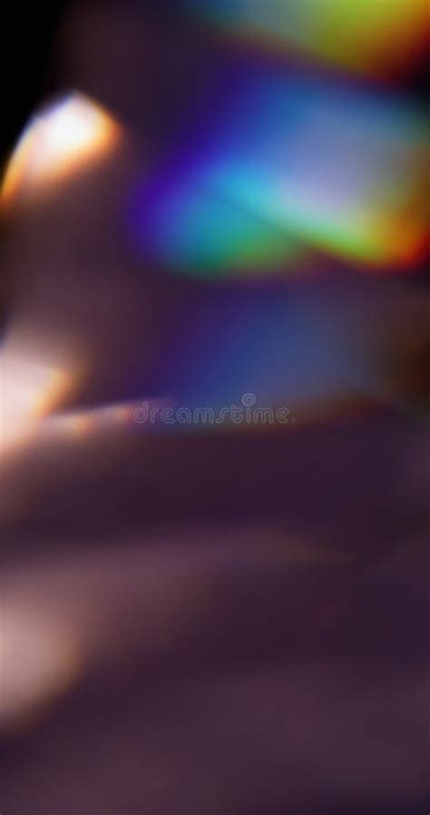 Rainbow Reflection Blur Glow Light Flare Spectrum Stock Image Image Of Yellow Dark 376009185