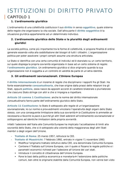 Istituzioni Di Diritto Privato Istituzioni Di Diritto Privato