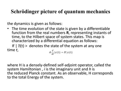 Mathematical Formulation Of Quantum Mechanics Pptx