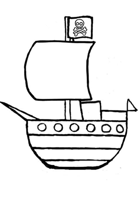 Dessiner Un Bateau De Pirate Facile