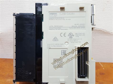 Cửa Hàng Vật Tư Tự Động Hóa HCM Mô đun analog output PLC Omron CJ W DA V