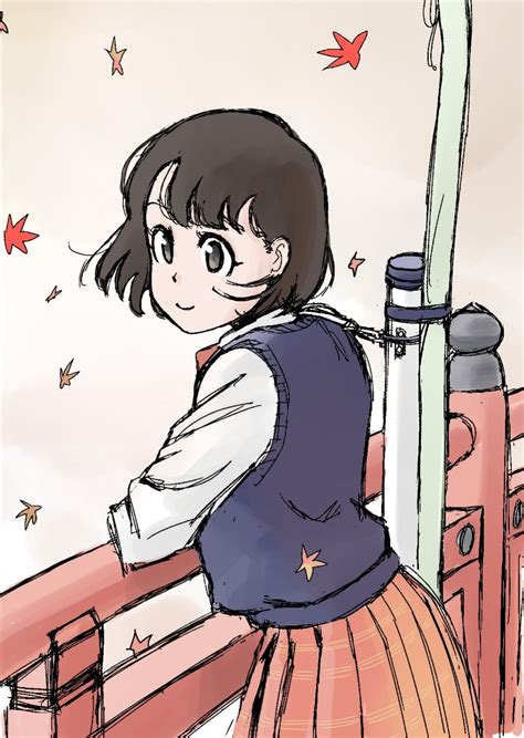 Safebooru 1girl Amano Saku Archery Asymmetrical Bangs Autumn Autumn
