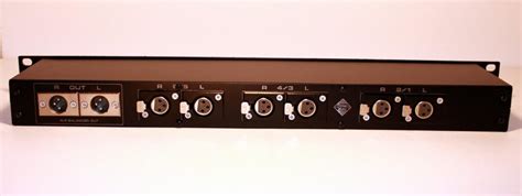 Input XLR Analog Summing Mixer With Insert For Synth Daw Drum Machine