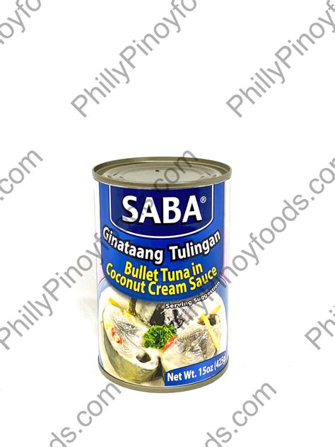Saba Ginataang Tulingan 15oz 425g Philly Pinoy