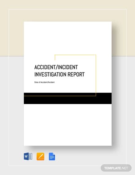 Investigation Report Examples Format How To Write Pdf