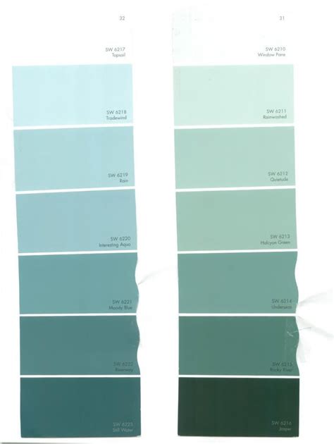 Sw Aqua Shades Blue And Green Exterior House Color