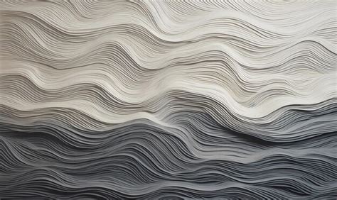 Premium Photo Abstract Monochrome Waves Pattern Design