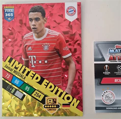 Panini Adrenalyn Fifa Jamal Musiala Platinum Gold Limited