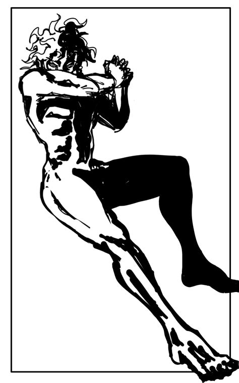 Fallen Angel Pose Reference Drawing