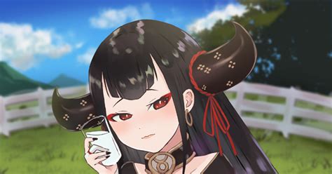 丑牡てぃあ 丑牡てぃあちゃん 熊月かぴのイラスト Pixiv