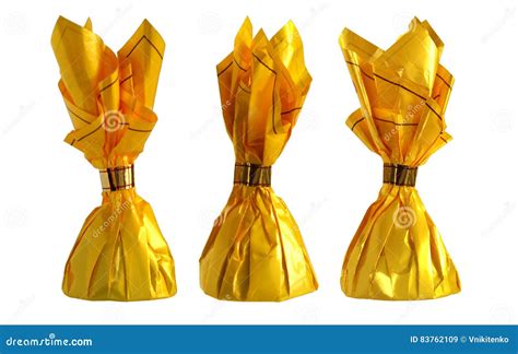 Yellow Candy Wrapper Stock Image Image Of Decorative 83762109