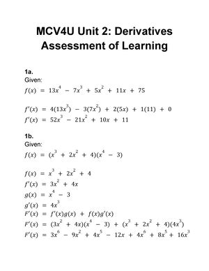 MCV U Chapter Solutions Studocu